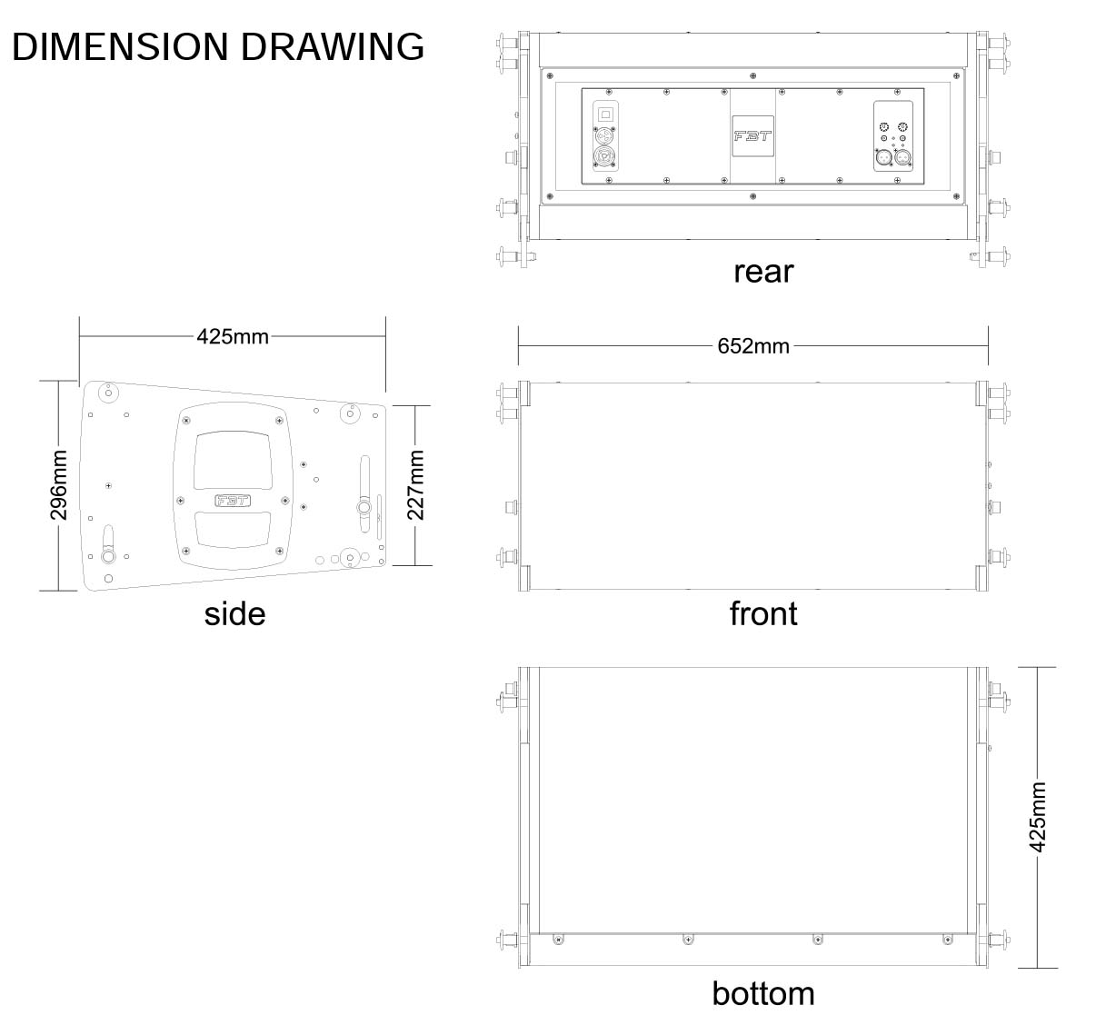 Loa Line Array 1800W 10inch FBT MUSE 210 LA